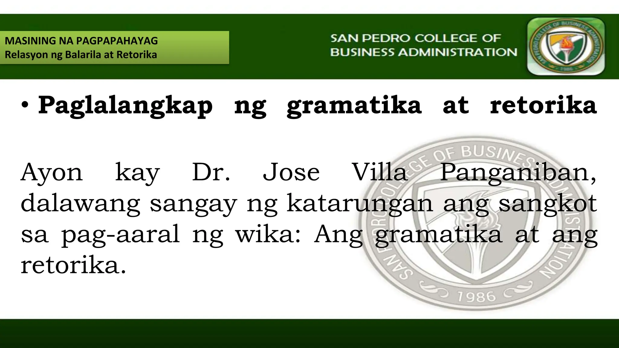 ARALIN 3 RELASYON NG BALARILA AT RETORIKA.pptx