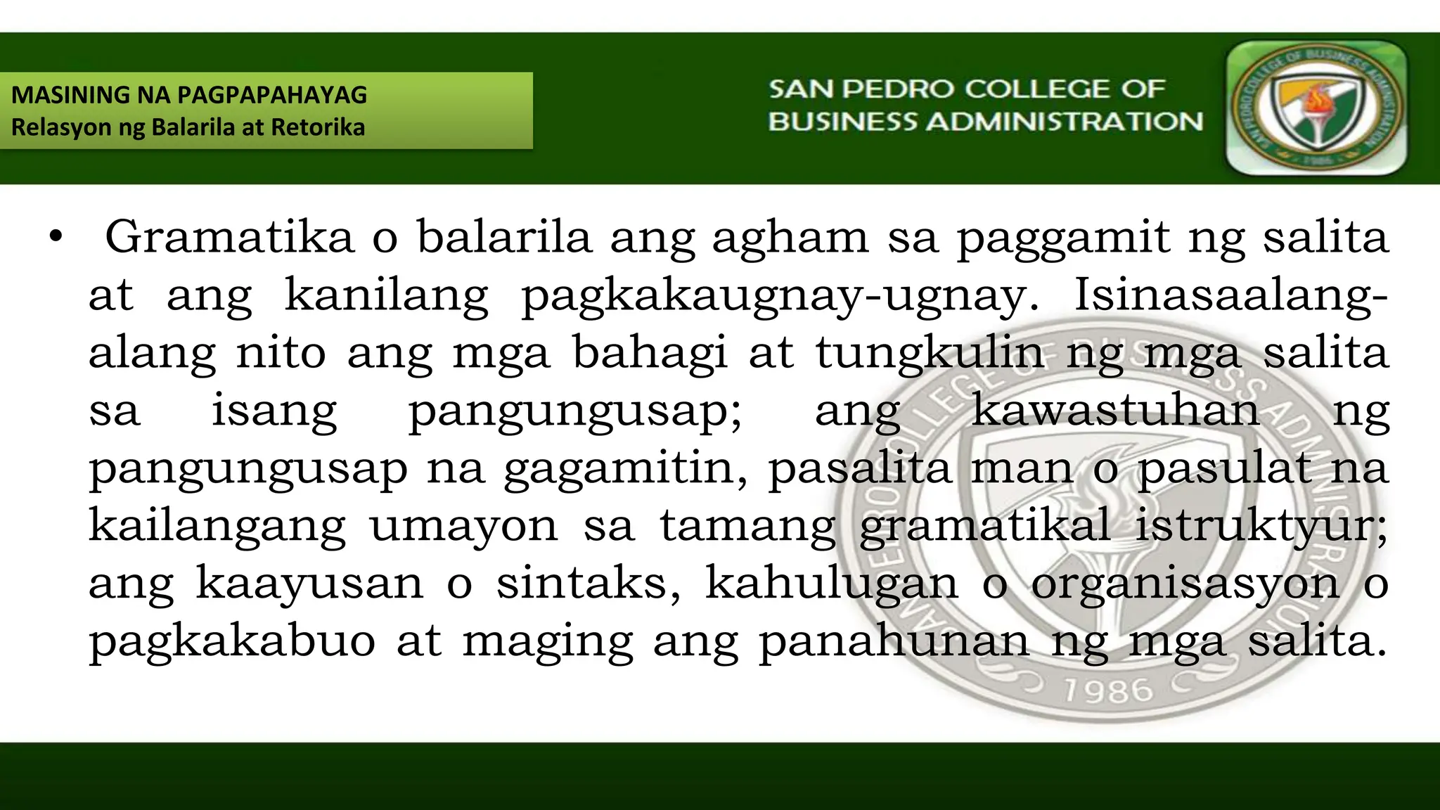 ARALIN 3 RELASYON NG BALARILA AT RETORIKA.pptx