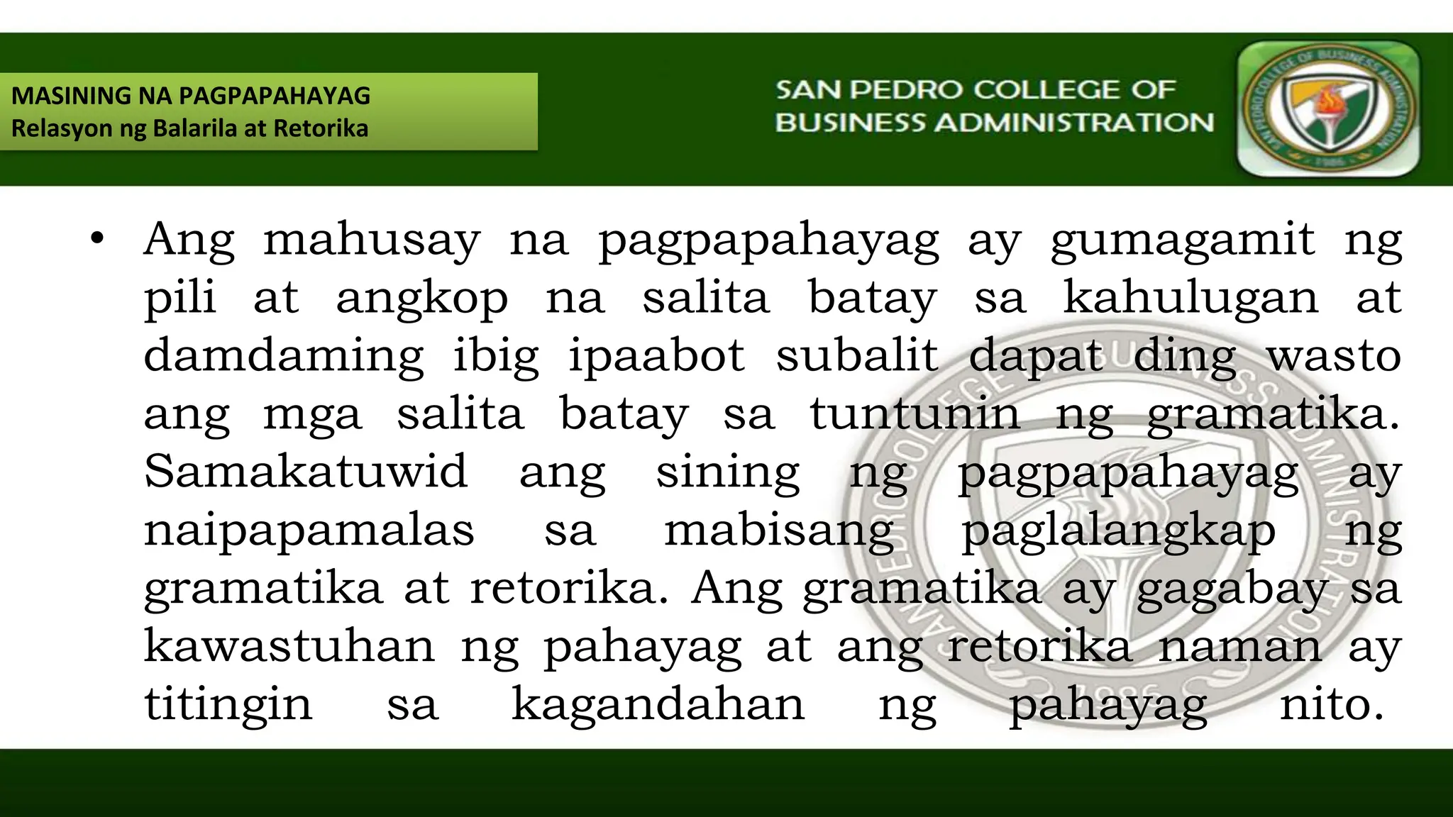 ARALIN 3 RELASYON NG BALARILA AT RETORIKA.pptx