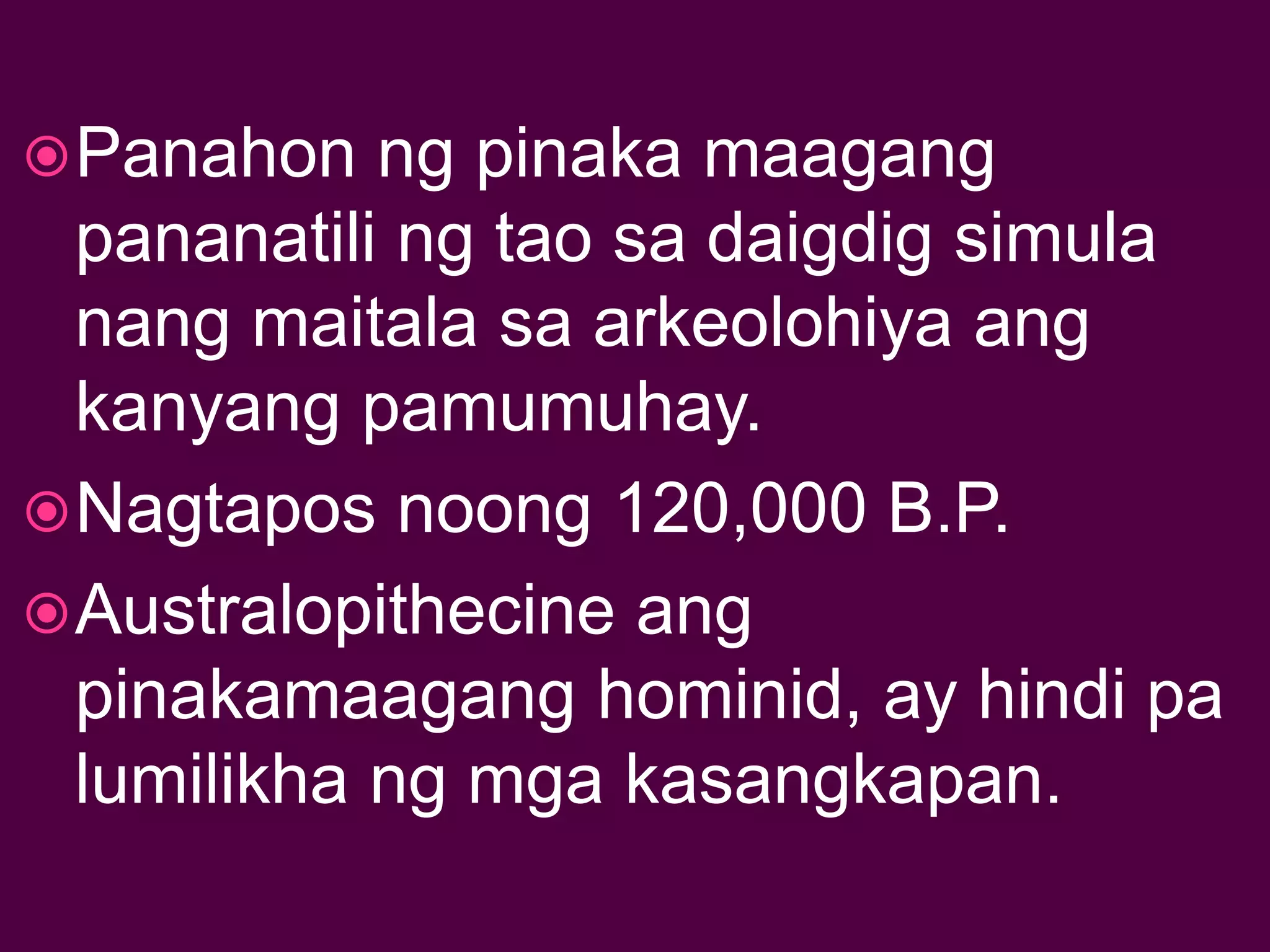 Aralin 4: panahong paleolitiko at neolitiko | PPTX