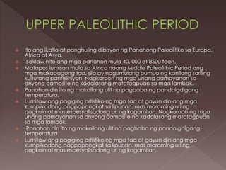 Aralin 4 Panahon Ng Paleolitiko At Neolitiko | PPTX