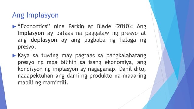 Aralin 4: Implasyon | PPTX