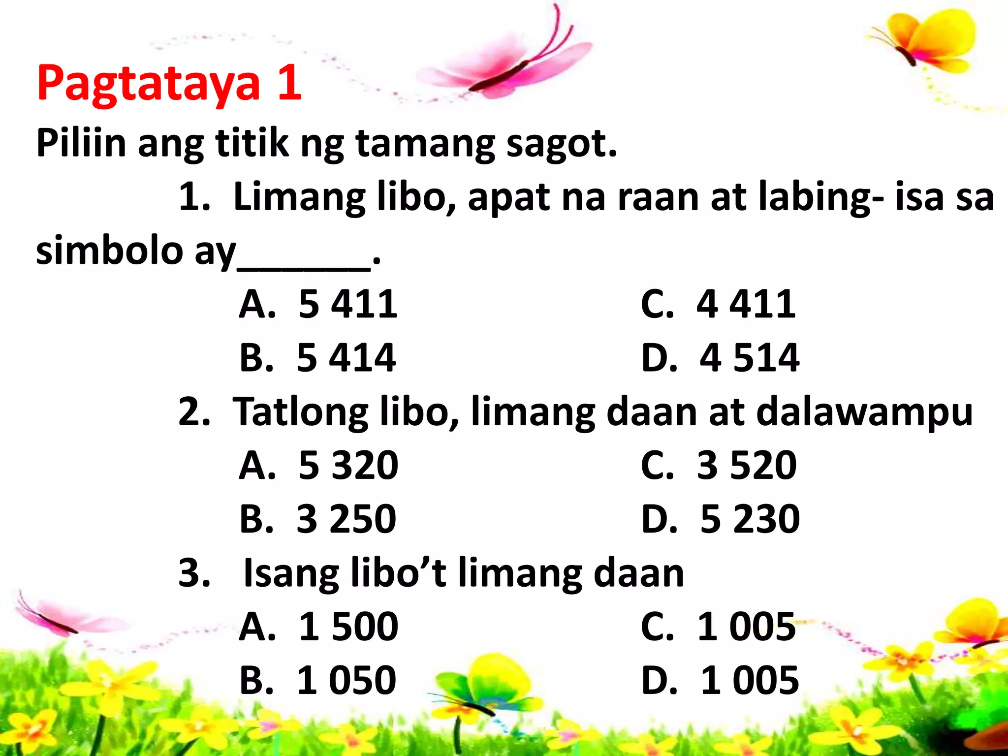 Aralin 4 math grade 3 | PPTX