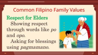 Aralin 4 Filipino Family Values and Traditions | PPTX