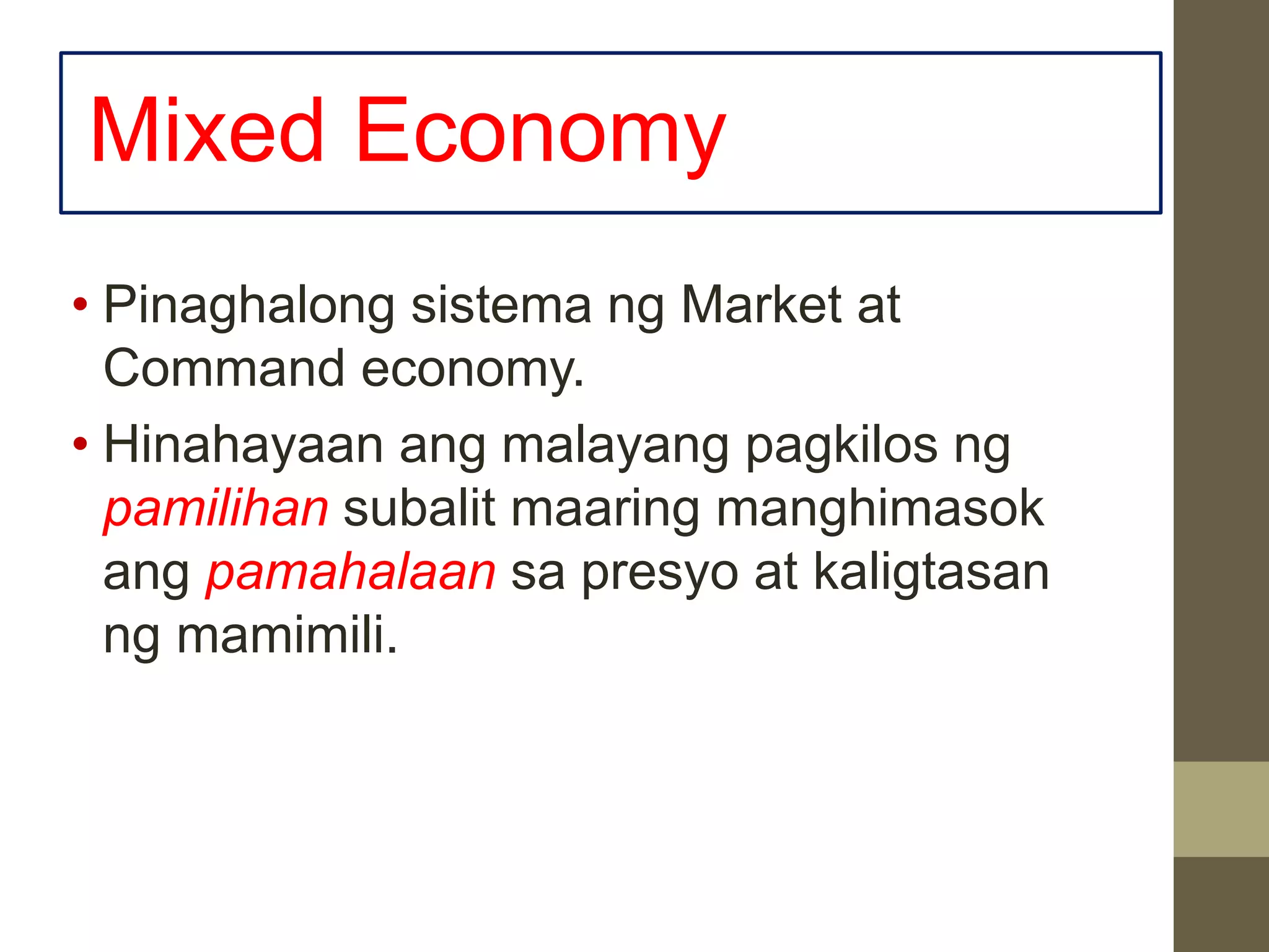 Aralin 4 alokasyon at sistemang pang-ekonomiya | PPTX