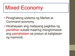 Aralin 4 alokasyon at sistemang pang-ekonomiya | PPTX