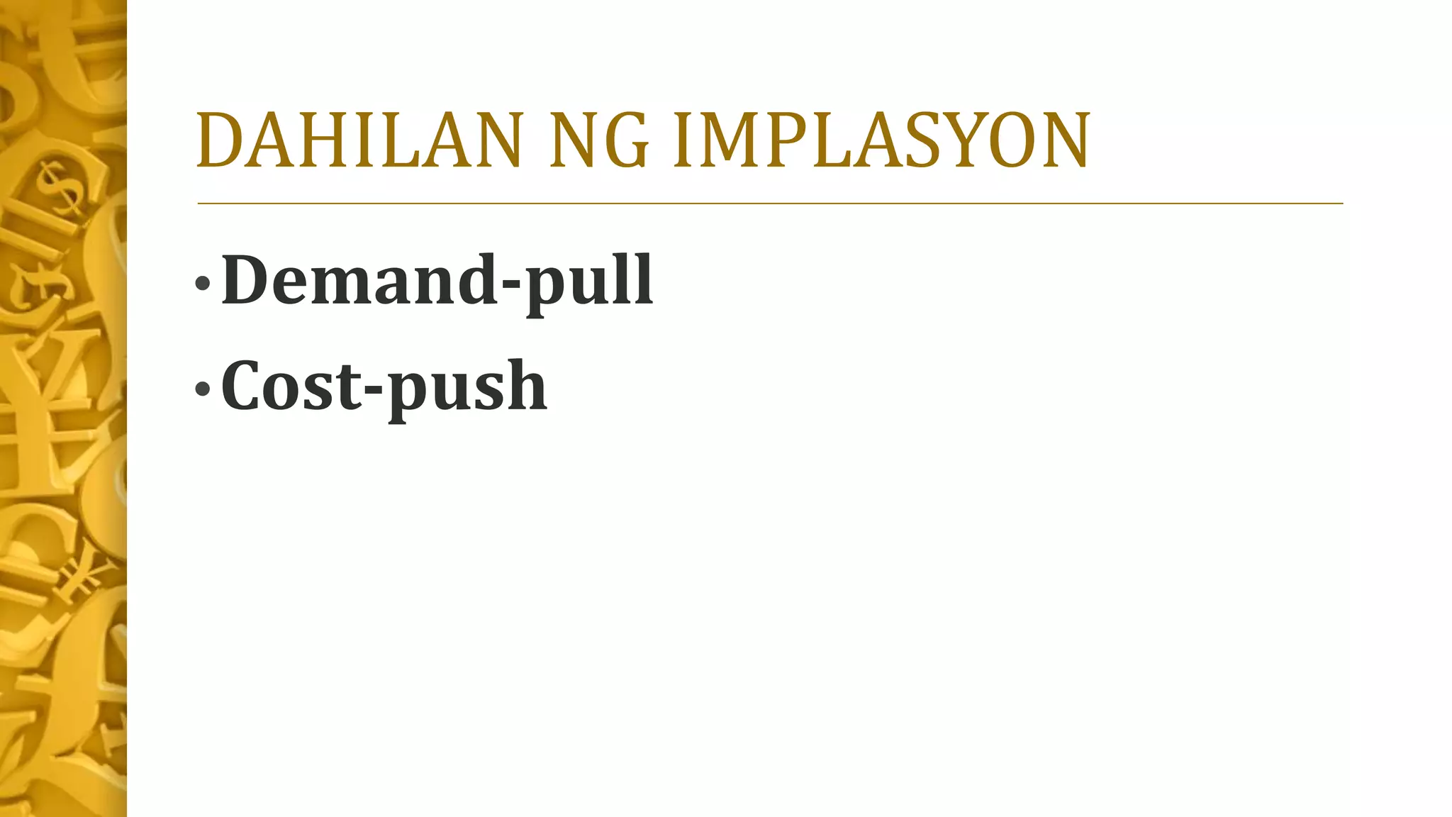 Aralin 4 implasyon | PPTX