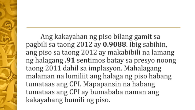 Aralin 4 implasyon | PPTX