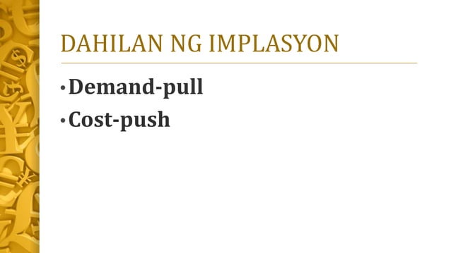 Aralin 4 implasyon | PPTX