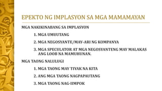 Aralin 4 implasyon | PPTX