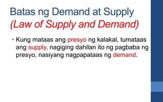 Aralin4 - Interaksiyon ng Demand at Supply.pptx