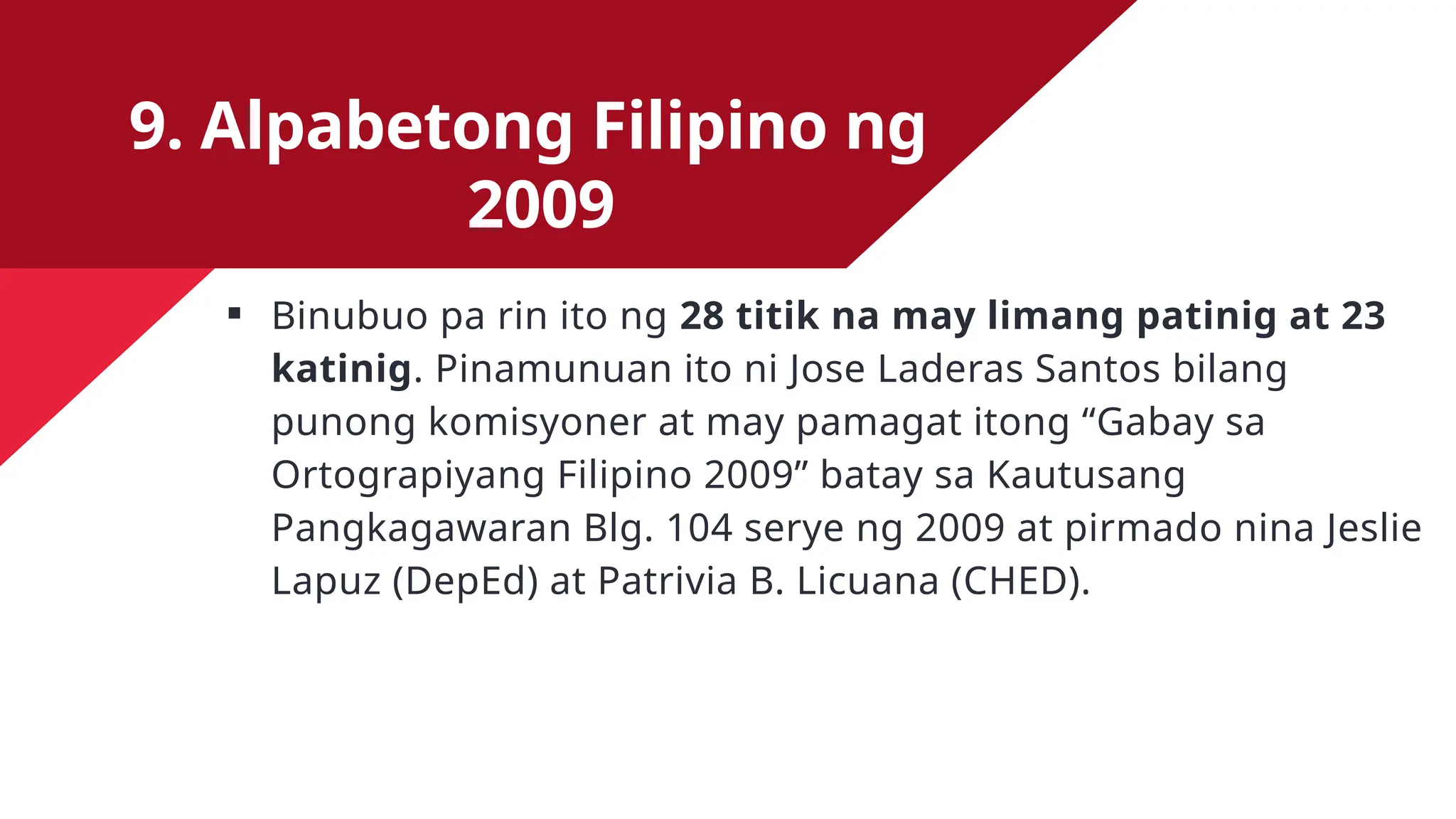ARALIN 4 - MULANG BAYBAYIN (AT HINDI ALIBATA) HANGGANG ORTOGRAPIYANG ...