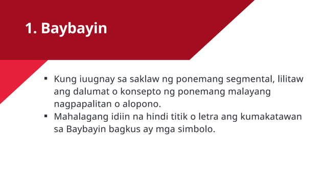 ARALIN 4 - MULANG BAYBAYIN (AT HINDI ALIBATA) HANGGANG ORTOGRAPIYANG PAMBANSA EBOLUSYON NG ...