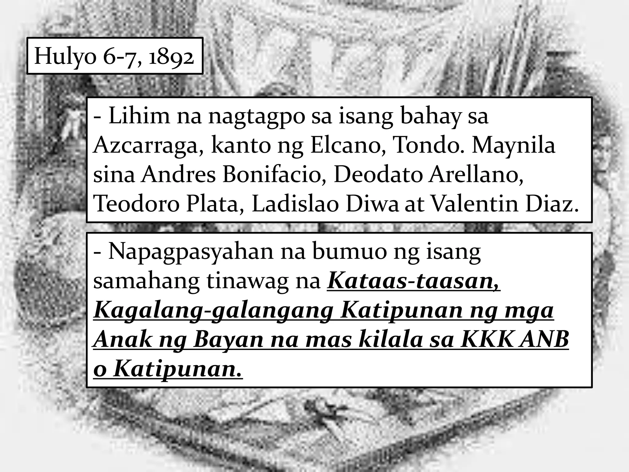 Aralin 4 Ang Katipunan | PPTX