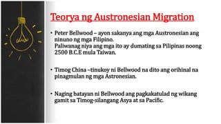 ARALIN 4 AT 5 (PINAGMULAN NG FILIPINO AT SINAUNANG KABIHASNAN).pptx