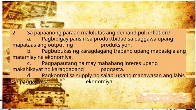 Aralin 4 Implasyon 3rd Quarter Grade 9 Araling Panlipunan | PPTX