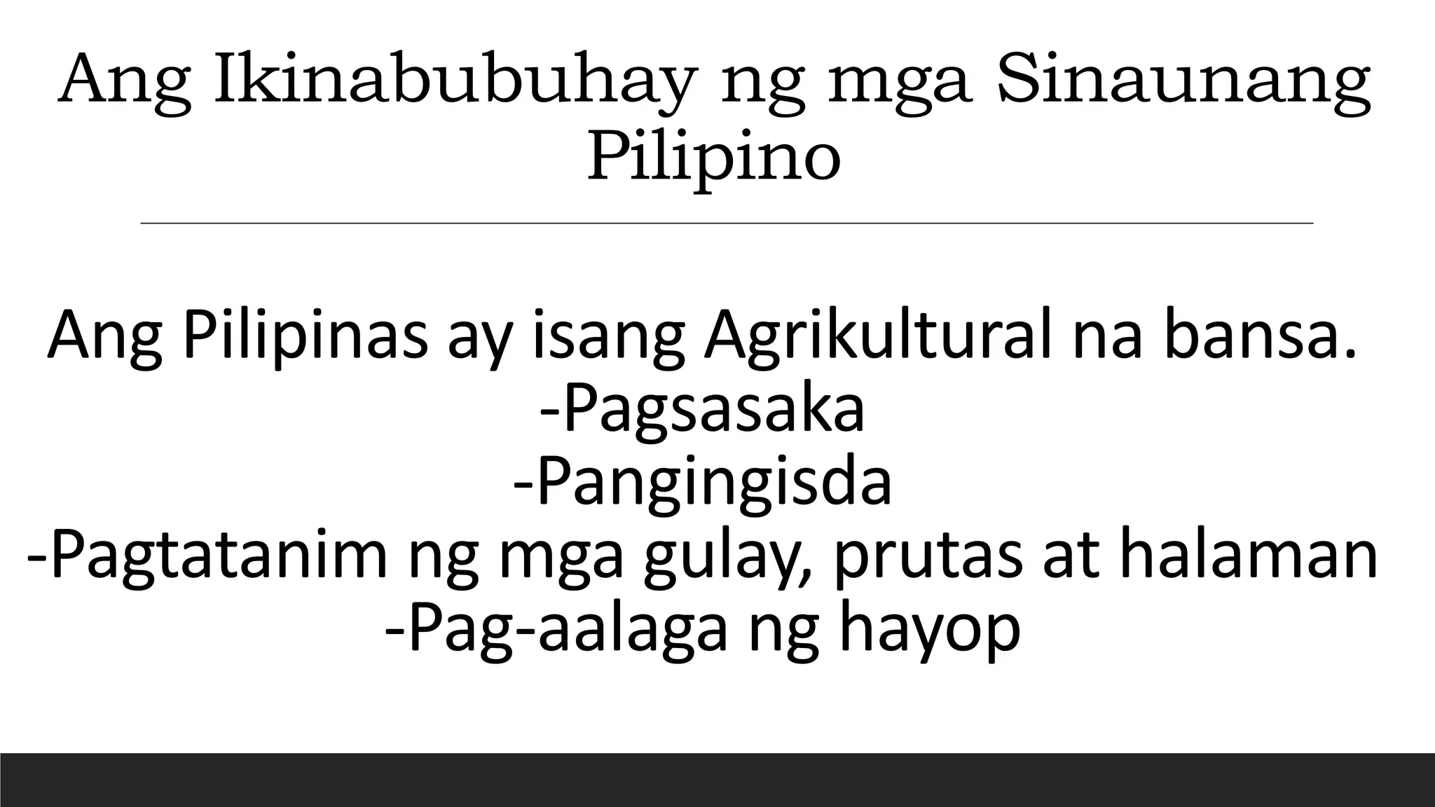 Aralin 4 kabuhayan, kalakalan at kaugnayan sa kapaligiran ng sinaunang ...