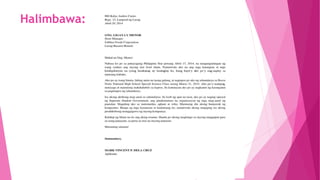 Aralin 4 Liham Pangangalakal at Aplikasyon | PPTX