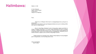 Aralin 4 Liham Pangangalakal at Aplikasyon | PPTX