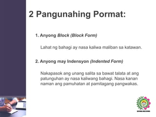 Aralin 4 Liham Pangnegosyo & Memorandum | PPTX