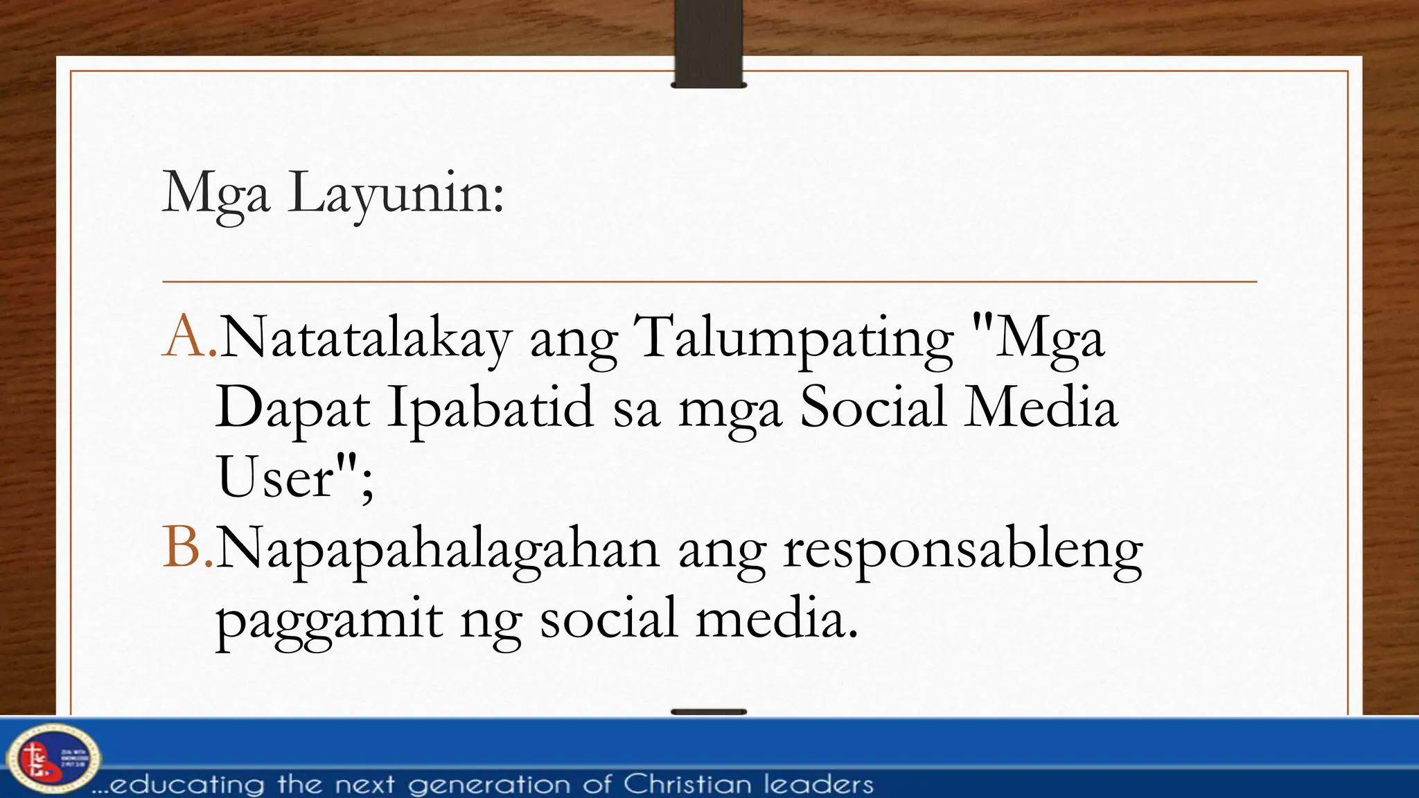 ARALIN 4 Mga Dapat Ipabatid sa mga Social Media User.pptx