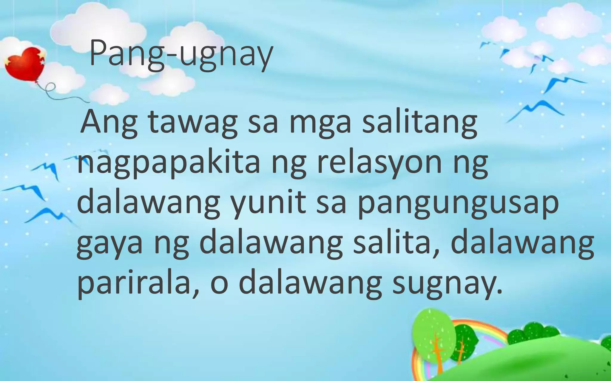 Aralin 5.1 Mga Hudyat ng Sanhi at Bunga ng mga Pangyayari | PPTX
