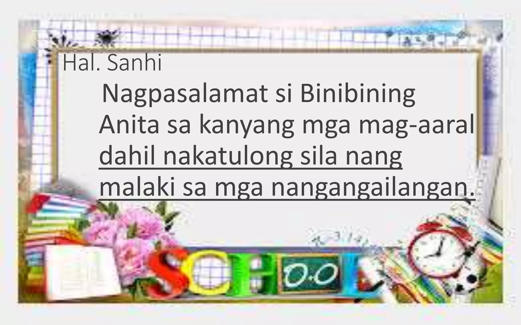 Aralin 5.1 Mga Hudyat ng Sanhi at Bunga ng mga Pangyayari | PPTX