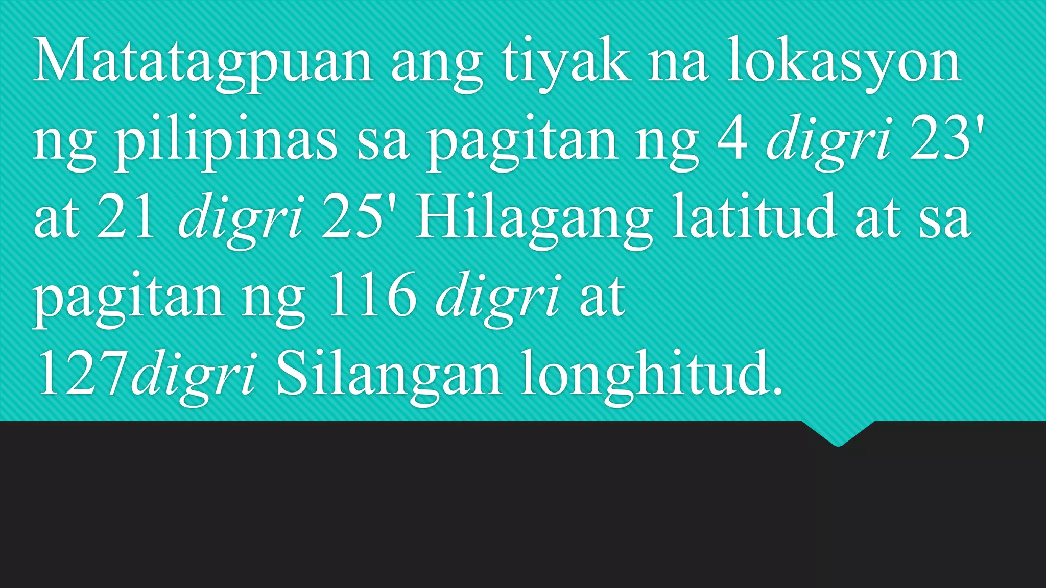 Ang Hangganan at Lawak ng Teritoryo ng Pilipinas | PPTX