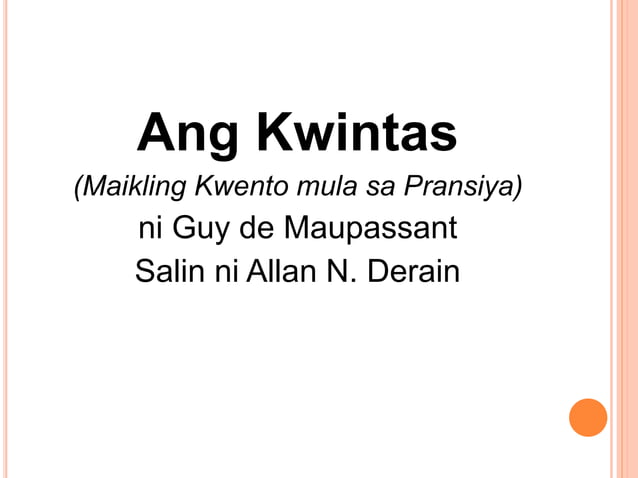 Aralin5 - Ang Kwintas ni guy de maupassant.pptx
