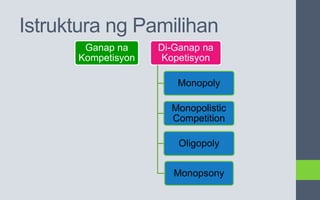 Aralin5- Ang pamilihan at Mga Estruktura Nito.pptx