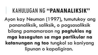Aralin 5 - Introduksiyon sa Pananaliksik.pptx