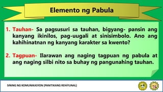 ARALIN 5 FIL 1.pptx Kabanata II leksyon sa Filipnio | PPTX