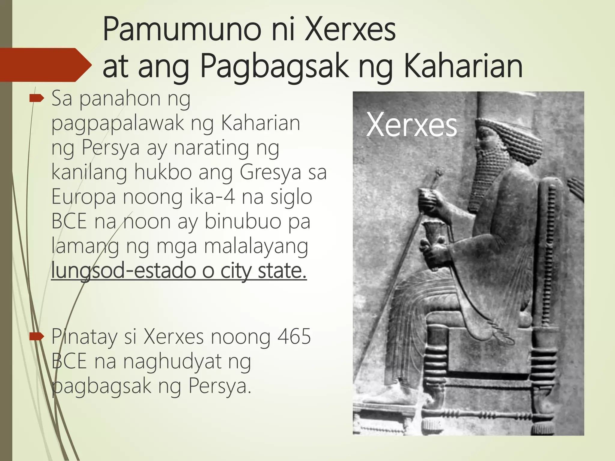 Aralin 5 kahariang persyano | PPT