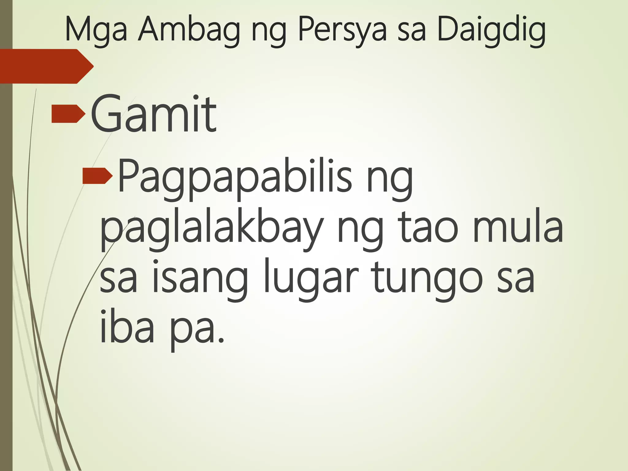 Aralin 5 kahariang persyano | PPT