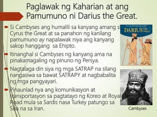 Aralin 5 kahariang persyano | PPT