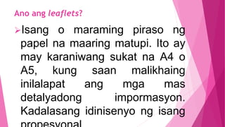 Aralin 5 Promo Materials | PPTX