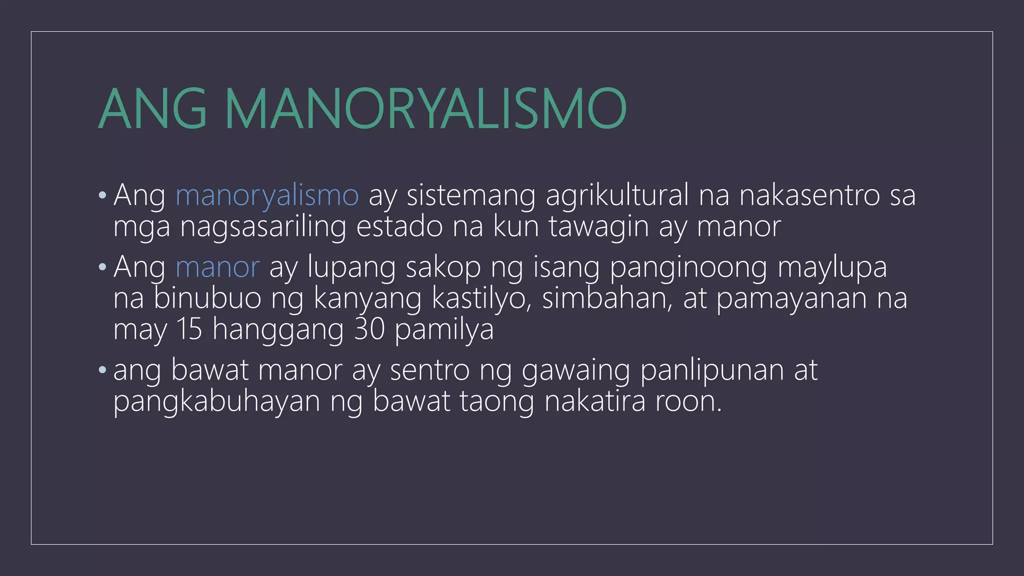 Aralin 6: ANG DAIGDIG SA PANAHON NG TRANSISYON | PPTX