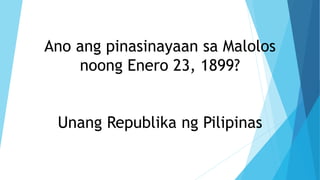 Aralin 6: IMPLUWENSYA NG AMERIKANO | PPTX