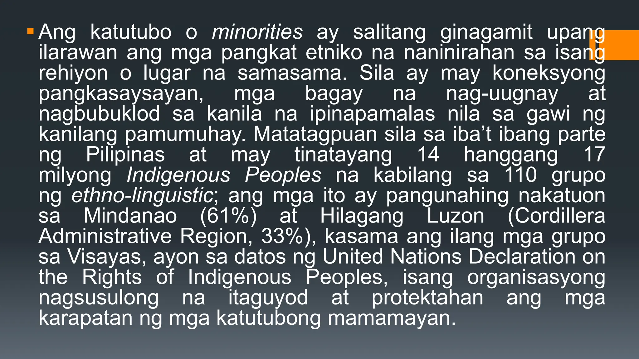 Aralin 6-Ang Sitwasyon ng mga Pangkat Minorya.pptx