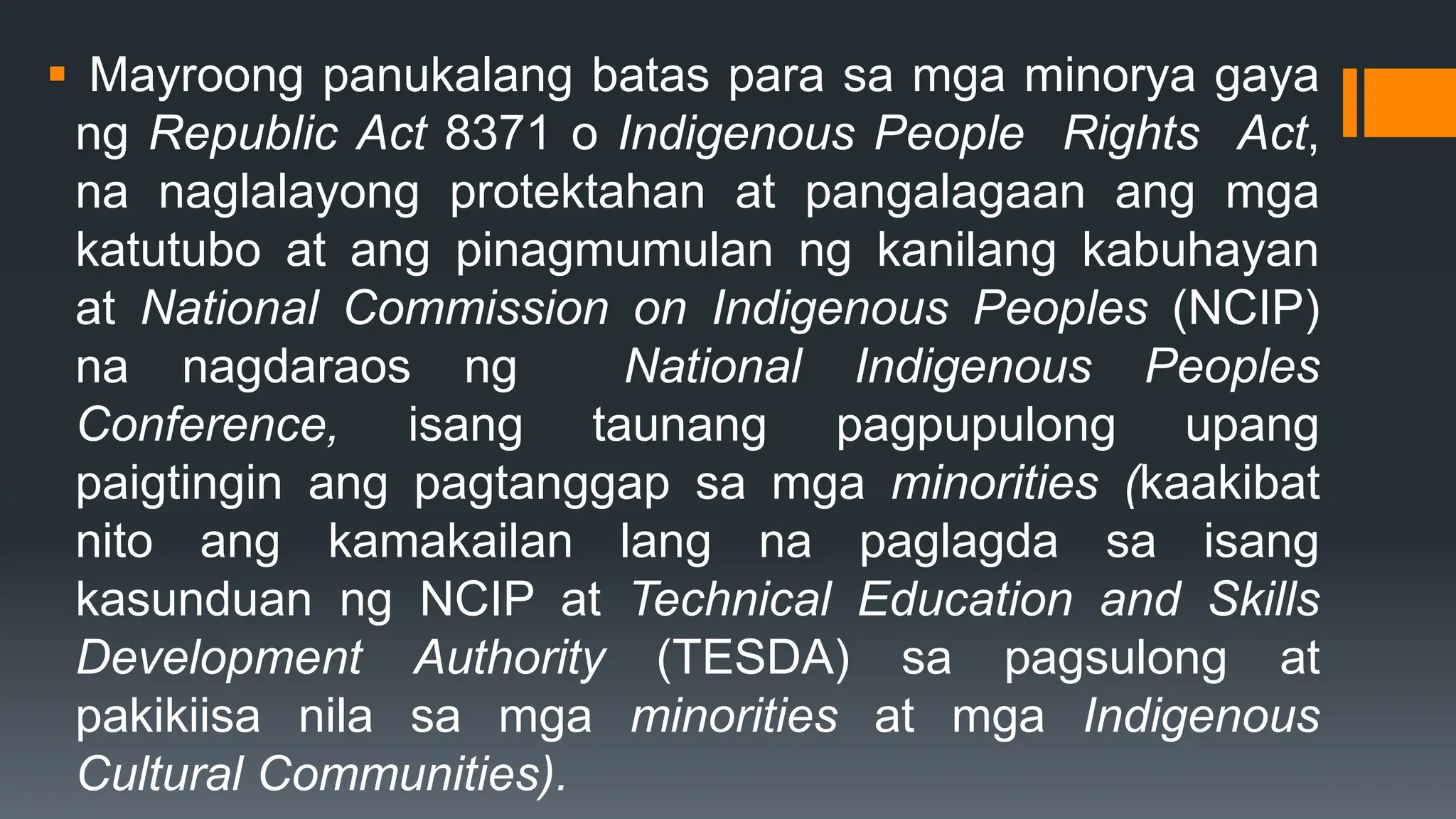 Aralin 6-Ang Sitwasyon ng mga Pangkat Minorya.pptx
