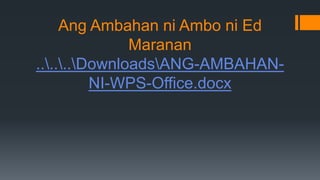 Aralin 6-Ang Sitwasyon ng mga Pangkat Minorya.pptx