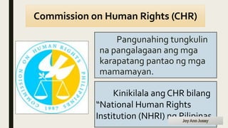 Mga Isyu sa Karapatang Pantao (Organisasyon) | PPTX