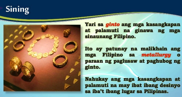 Aralin 6 Kultura Ng Mga Sinaunang Filipino