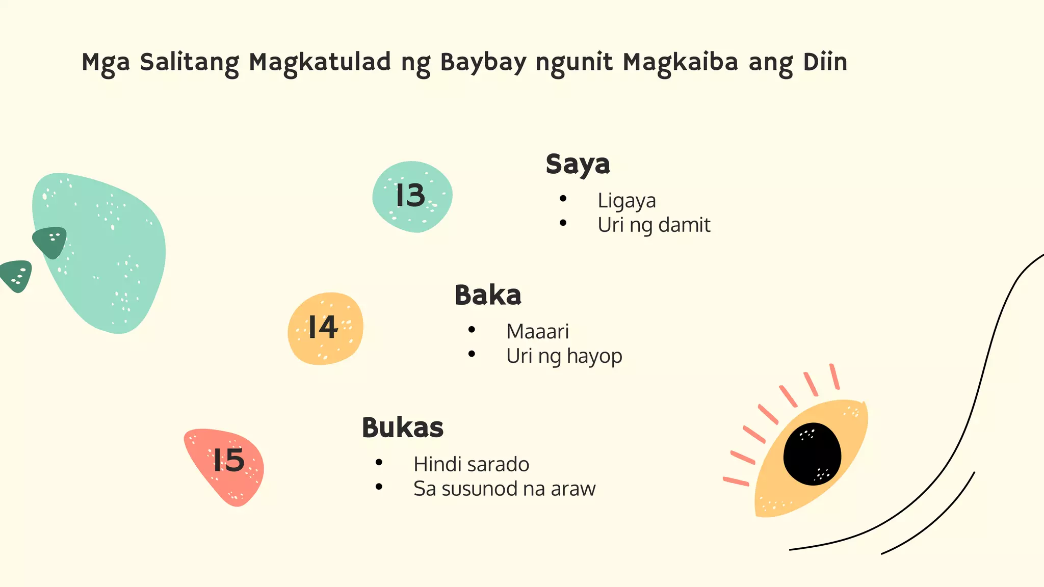 Aralin 6 mga salitang magkatulad ng baybay ngunit magkaiba ng diin | PPTX