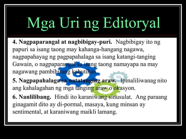 Aralin 6 Pagsulat ng Editoryal | PPTX