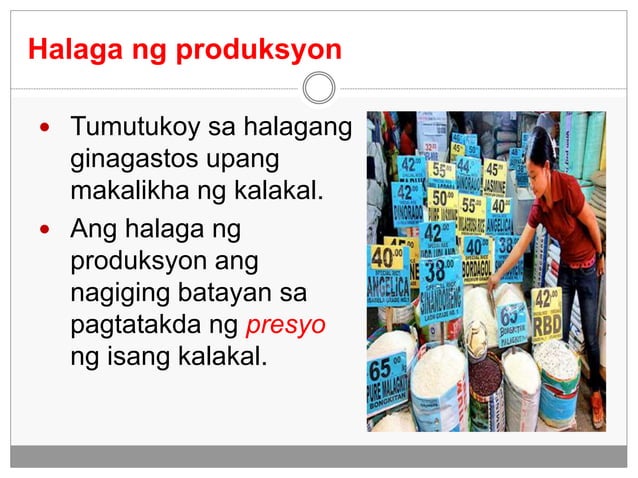 Aralin 6 produksyon | PPTX