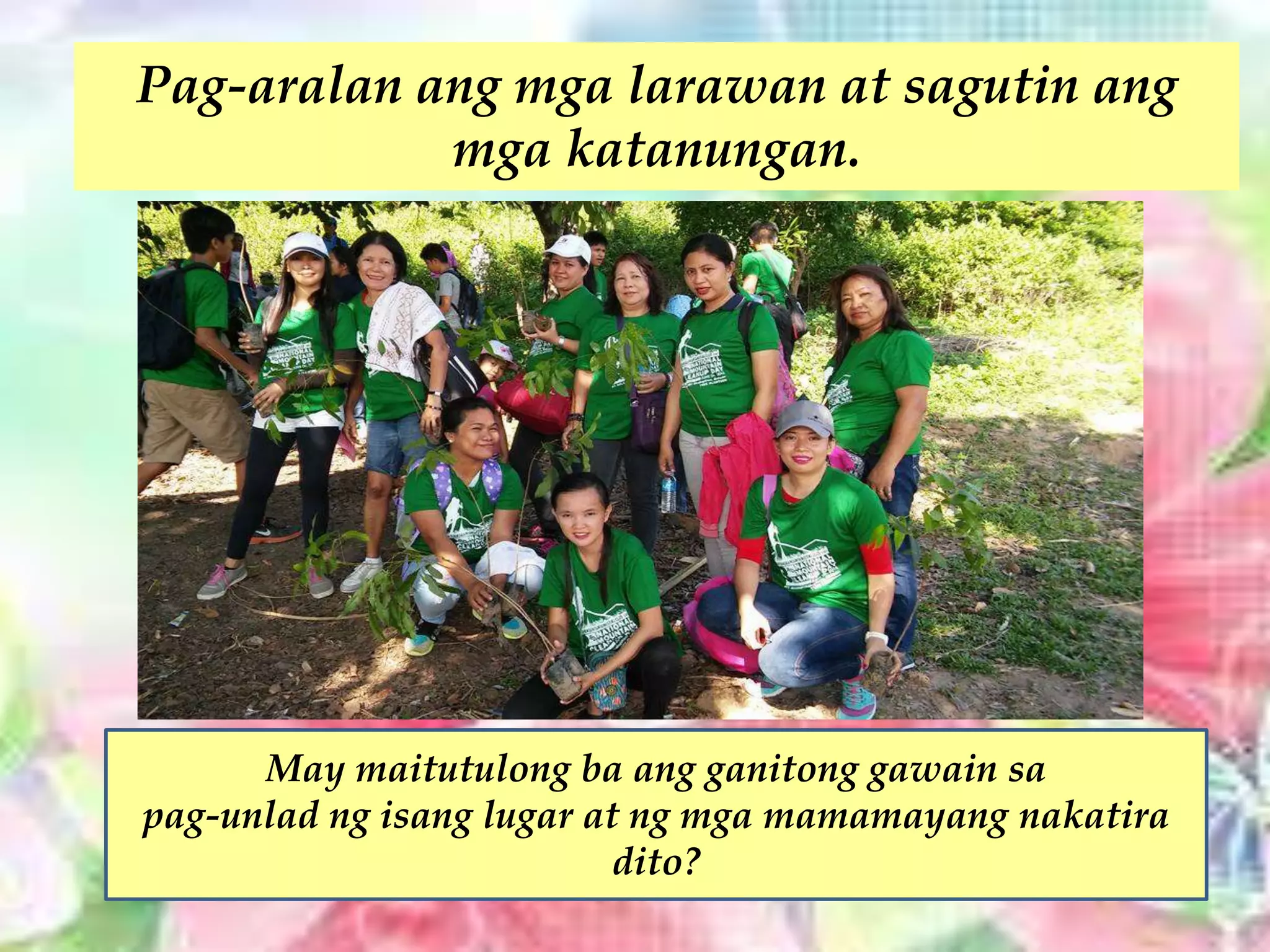 ARALIN 6: Kaugnayan ng Matalinong Pangangasiwa ng mga Likas na Yaman sa Pag-unlad ng Bansa | PPTX