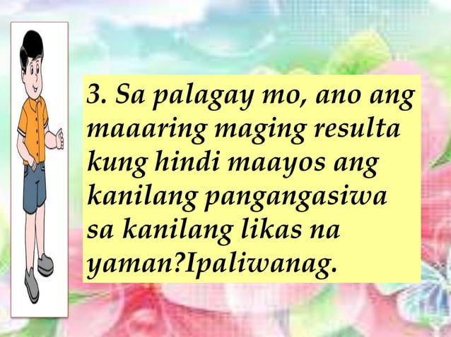 ARALIN 6: Kaugnayan ng Matalinong Pangangasiwa ng mga Likas na Yaman sa Pag-unlad ng Bansa | PPTX