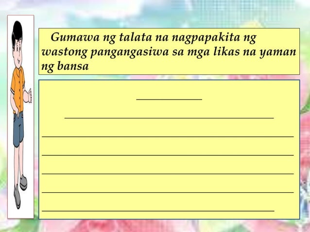 ARALIN 6: Kaugnayan ng Matalinong Pangangasiwa ng mga Likas na Yaman sa Pag-unlad ng Bansa | PPTX