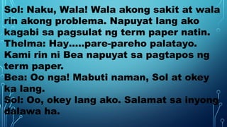 phatic, emotive at expressive na gamit ng wika | PPTX